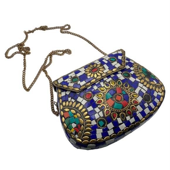 Vintage | Bags | Vintage Moroccan Ceramic Purse | Poshmark